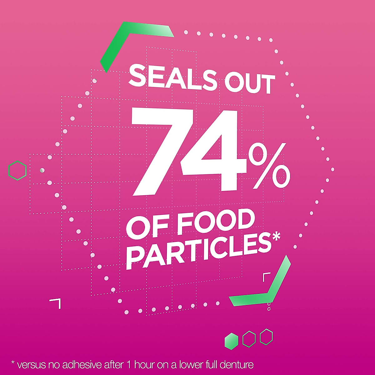 Super Poligrip Original Formula Zinc Free Denture and Partials Adhesive Cream, 2.4 ounce