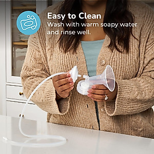 Spectra - Wide Breast Shield Set for Breast Milk Pumps - Medium 24mm