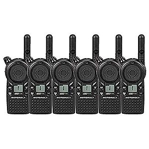 6 Pack of Motorola CLS1110 Two Way Radio Walkie Talkies