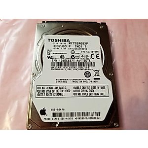 MK7559GSXF, C0/GQ108B, HDD2J60 P TN01 T, Toshiba 750GB SATA 2.5 Hard Drive (Certified Refurbished)