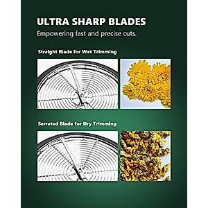 STAYGROW 13 Inch Bud Leaf Bowl Trimmer, 13" Trim Bowl with Clear Visibility Dome and Sharp Stainless Steel Blades, for Twist Spin Cutting Buds, Flowers, Leaves, Hydroponics Plants