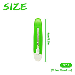 JINGHANGER 6pcs Bread Lame Dough Scoring Tool, Sourdough Bread Scorer,Bread Making Razor for Homemade Bread with Plastic Handle