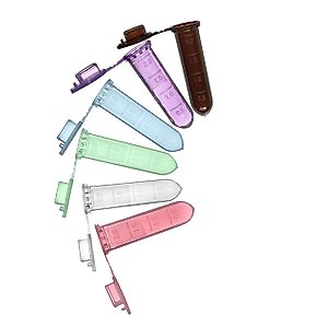 MUHWA 2ml Microcentrifuge Tubes, 500pcs Graduated Micro Test Tubes with Snap Cap, Rounded Microtube Sample Vial for Laboratory (Assorted Color)