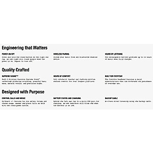 Skullcandy Hesh 2 Bluetooth Wireless Over-Ear Headphones with Microphone - Black (Renewed)