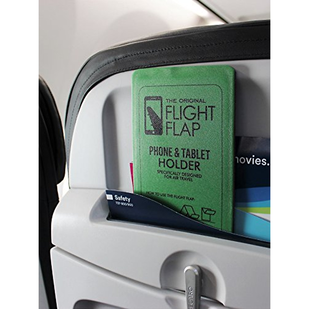 Flight Flap Phone & Tablet Holder, Designed for Air Travel - Flying, Traveling, in-Flight Stand, Compatible with iPhone, Compatible with Android and Compatible with Kindle Mobile Devices (Original)