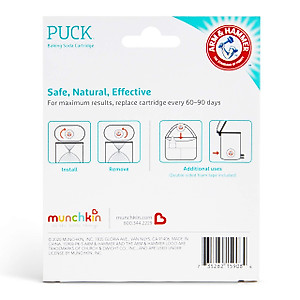 Munchkin Arm & Hammer Puck Baking Soda Cartridge, Lavender Scent