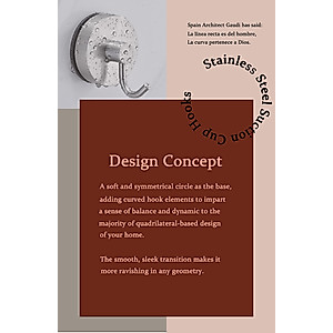 Towel Hooks for Bathroom 2 Pack (Brushed Nickel) - Shower Suction Hook Loofah Bathrobe Cup Heavy Duty Glass Windows Tile Door 304 Stainless Steel Bathroom Hooks