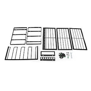 CDQL Power Tool Organizer, Strong Weight Capacity, Wall Mount, 4 Layer Garage Drill Storage Heavy Duty Metal Stand, Garage Tool Storage Rack