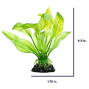 imagitarium Amazon Sword Green Foreground Plastic Aquarium Plant