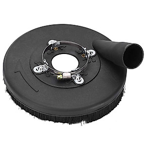 Angle Grinder Dust Shroud, 7 Inch Dry Grinding Dust Collector Shroud Cover for 180/230mm Angle Grinder Concrete Grinder B-180G