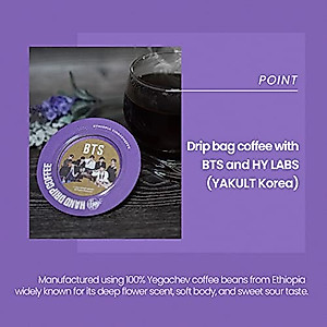 BTS Hand Drip Coffee Ethiopia Yegachev 10g x 7ea / Hand Drip Bag Coffee (Jung Kook)