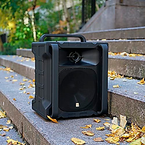 Altec Lansing Sonic Boom - Waterproof Bluetooth Speaker with Phone Charger, IP67 Outdoor Speaker, 3 USB Charging Ports, 50 Foot Range & 20 Hours Battery Life