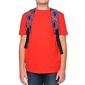 Marvel Spider-Man 16" Backpack Cargo Bag All Over Print Side Mesh Pockets