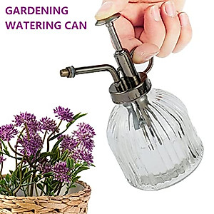 LUKEO Watering can glass plant spray bottle sprayer gardening sprinkler greenhouse home office