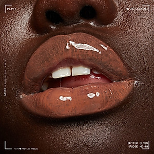 NYX PROFESSIONAL MAKEUP Butter Gloss Brown Sugar, Non-Sticky Lip Gloss - Fudge Me (Warm Brown)