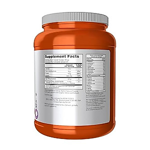 NOW Foods Sports Nutrition, Egg White Protein, 20 g With BCAAs, Creamy Chocolate Powder, 1.5-Pound