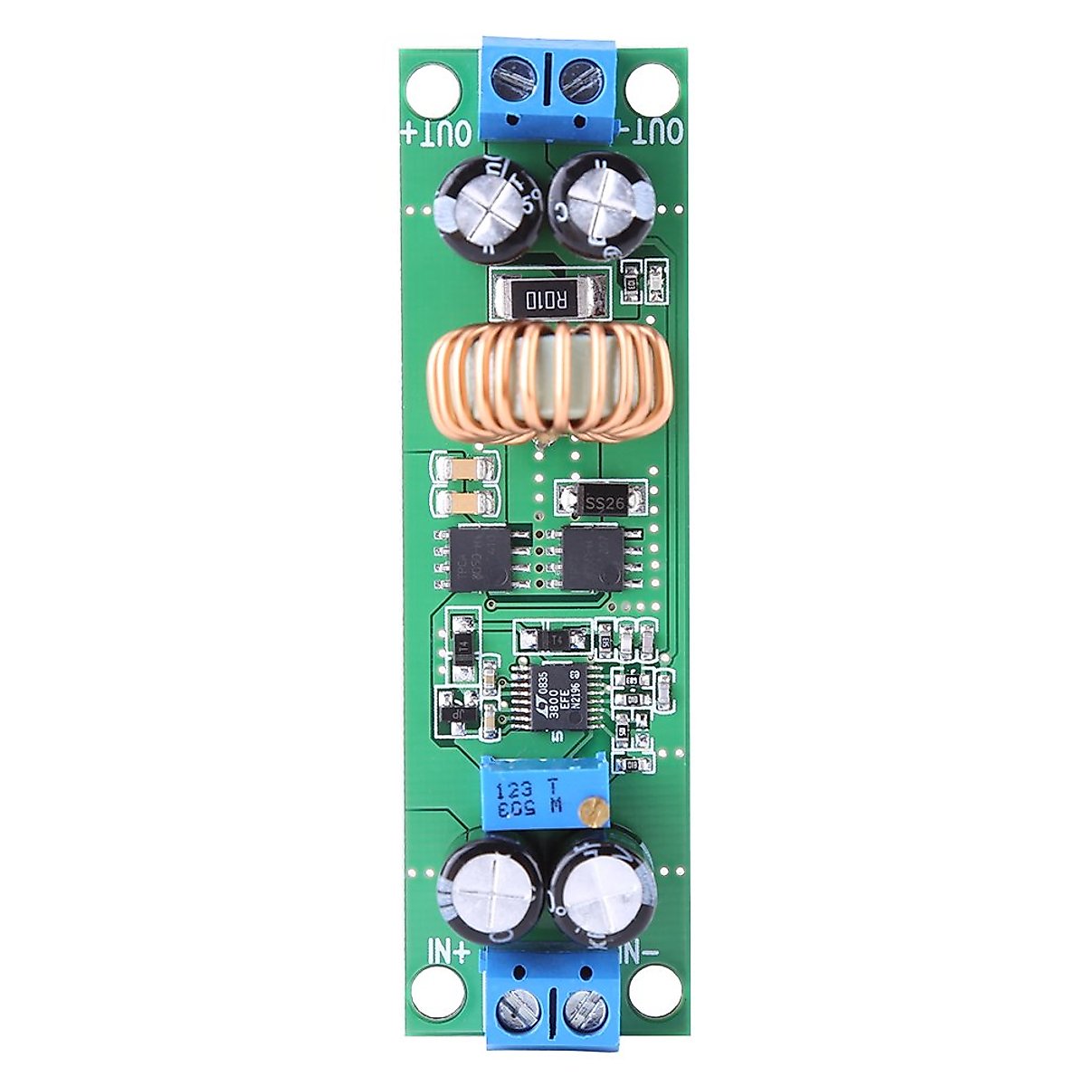Step Down Module, DC to DC Step Down Converter Adjustable Power Supply Module Voltage Step Down Converter Board, 6.5V-60V to 1.25-30V Maximum 10A