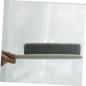 ORFOFE Bedroom Dusting Brush Rug Cleaning Brush Long Handle Cleaning Brush Carpet Hand Brush Carpet Cleaner Brush Soft Bristle Broom Carpet Broom Quilts White Comforter Quilt Carpet Brush