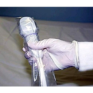 Ultrasound Probe Cover - Transducer Cover Latex-Free Sterile Disposable Large Clear, 6" x 32", Individual Packaging (25 pcs)