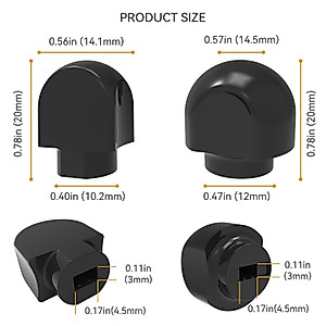 YISH Speed Control Knob Replacement Part, Lock Lever Attachment Knob for KitchenAid Bowl-Lift Stand Mixer & Tilt-Head Stand Mixer (Y742FG)