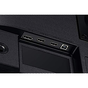 SAMSUNG FT45 Series 22-Inch FHD 1080p Computer Monitor, 75Hz, IPS Panel, HDMI, DisplayPort, USB Hub, Height Adjustable Stand, 3 Yr WRNTY (LF22T454FQNXGO),Black