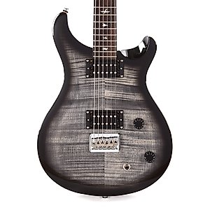 PRS Guitars 6 String SE 277 Baritone Charcoal Burst with Gig Bag, Right (100466:CA)