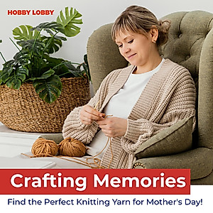 I Love This Yarn Medium Yarn for Crocheting & Knitting – Soft Yarn Skein – 355 Yards of 100% Acrylic Yarn for Crocheting Blankets, Hats, & More – DIY Handcrafting Accessories