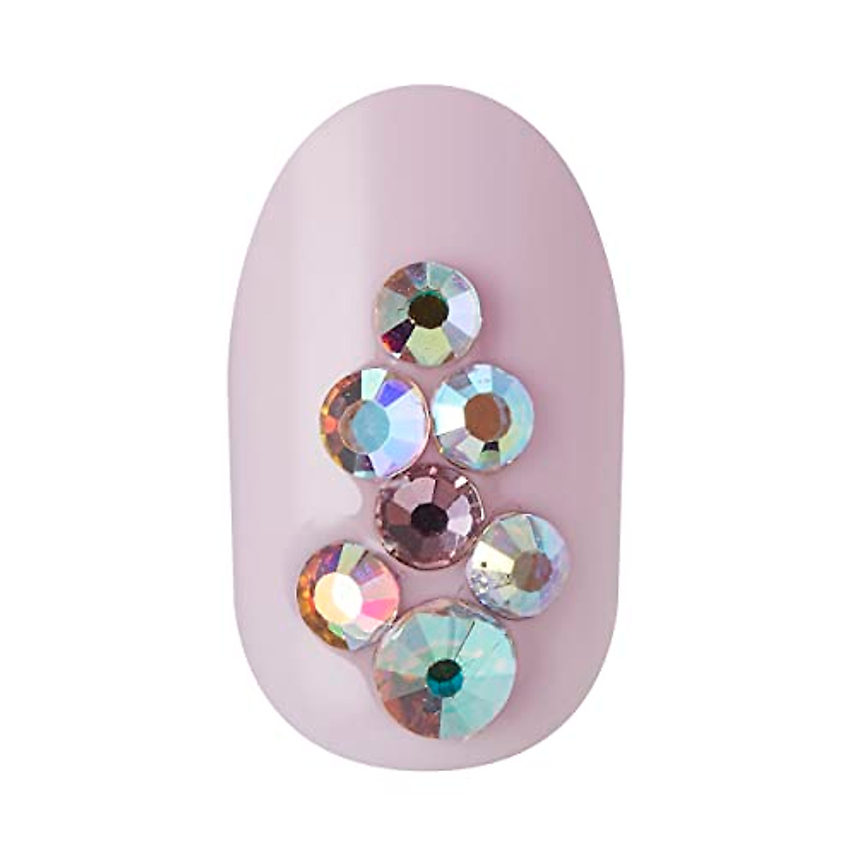 KISS imPRESS Press-On Manicure, Nail Kit, PureFit Technology, Short Press-On Nails, Reset', Includes Prep Pad, Mini Nail File, Cuticle Stick, and 30 Fake Nails