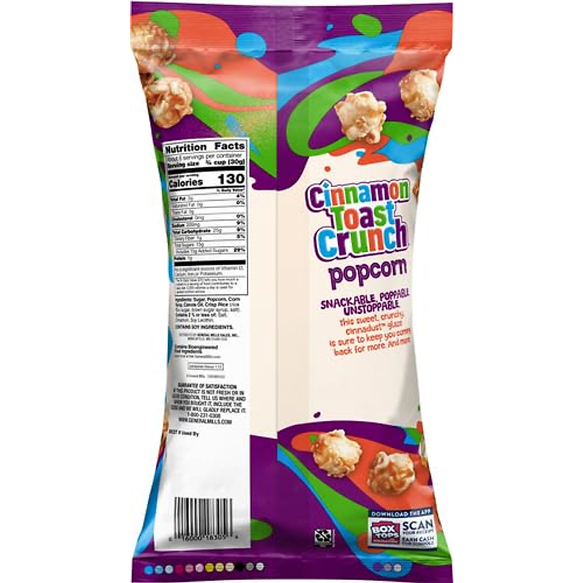 Cinnamon Toast Crunch Popcorn Snack, Cinnadust Glaze, 7 oz