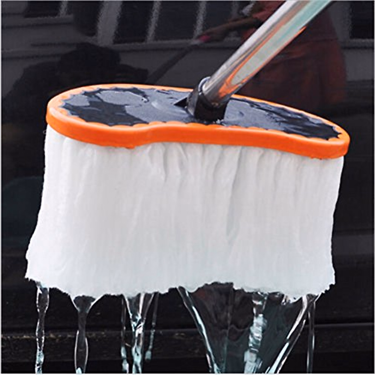 GCARTOUR Car Cleaning Mop Soft Milk Silk Wiping Wet Mop Car Wash Brush Duster Cleaning Tool（No Handle）