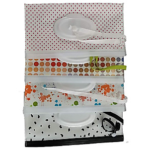 4 pack Reusable Eco Friendly Durable Portable Wet Wipe Pouch,Travel Wipes Bag Travel Wipes Dispenser Wipe Pouches Baby Wet Wipe Cases