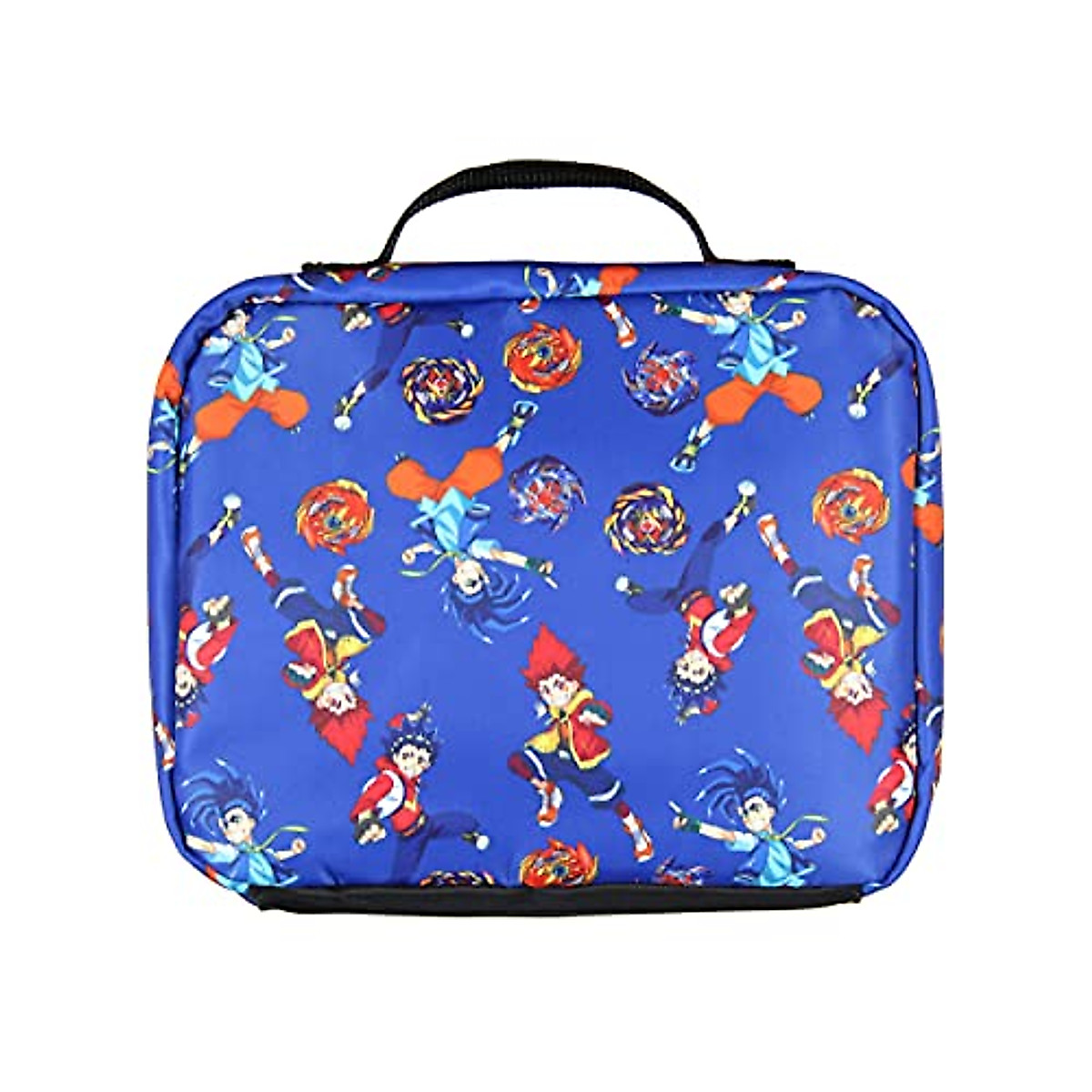 Beyblade Burst Spinner Tops Character Allover Print Backpack with Lunch Bag Tote