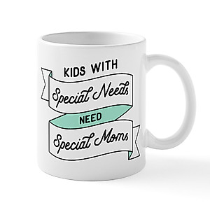 CafePress Special Needs, Special Moms Mugs Ceramic Coffee Mug, Tea Cup 11 oz