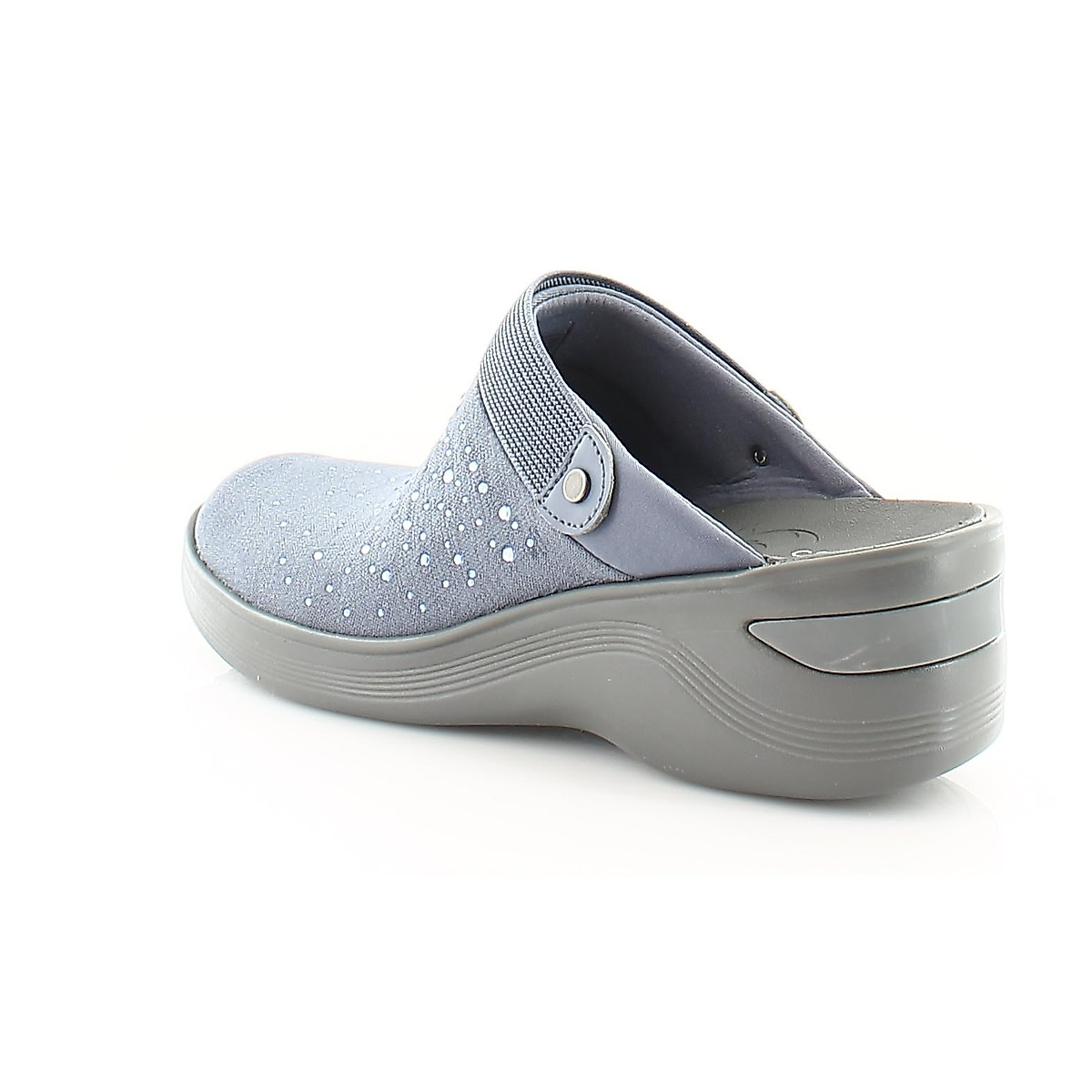 BZees Women's Dashingbrigh Folkstone Blue Rhinestone Fabric