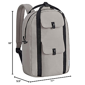 Travelon Origin-Anti-Theft-Daypack Backpack-SILVADUR Treated, Driftwood, One Size