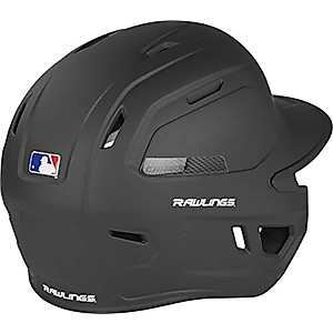 Rawlings | MACH CARBON Baseball Batting Helmet | X-Large (7 5/8" - 8") | Black