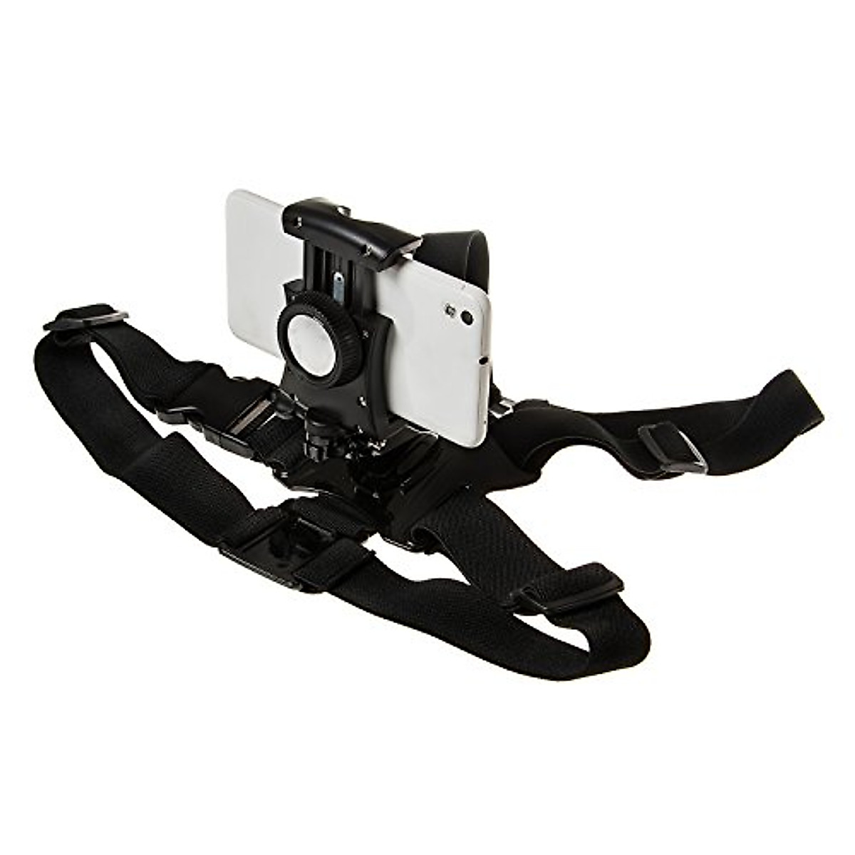 Coreal Mobile Phone Chest Mount Harness Strap Holder Cell Phone Clip Action Camera POV for Samsung iPhone Plus etc