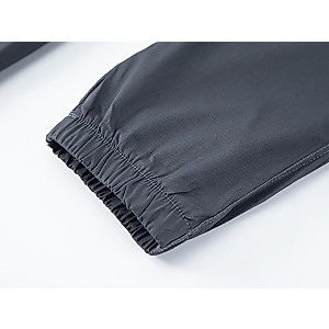 GM MGBOYGYM Mens Fashion Joggers Sports Pants - Cotton Cargo Pants Sweatpants Trousers Mens Long Pants Dark Grey-S