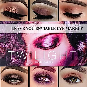 UCANBE Professional 18 Colors Eyeshadow Makeup Palette, High Pigmented 10 Matte + 7 Shimmer + 1 Metallic Glitter, Velvety Creamy Blendable Long Lasting Eye Shadow Pallets Makeup Set Kit