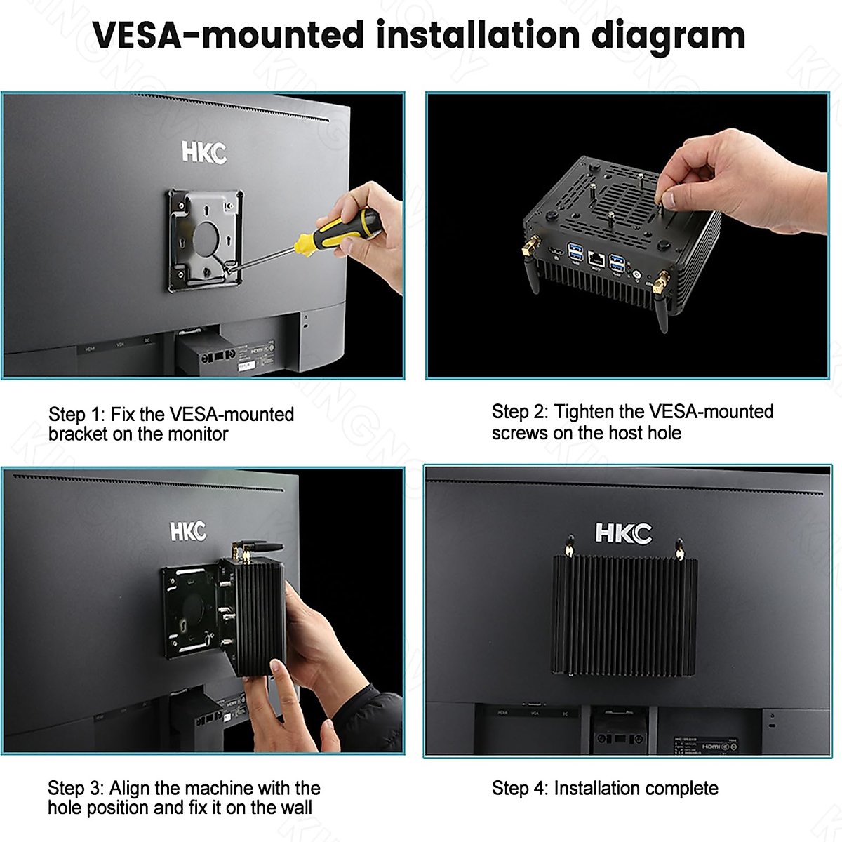 4K Firewall Micro Appliance, 5 Port i226-V 2.5G LAN Fanless Mini PC Intel N100, No DDR5 No NVMe, 2* HDMI, 4xUSB2.0, 1*DP, 1*Type-C, VPN Router PC, OPNsense, Ethernet AES-NI, ESXi Proxmox Host