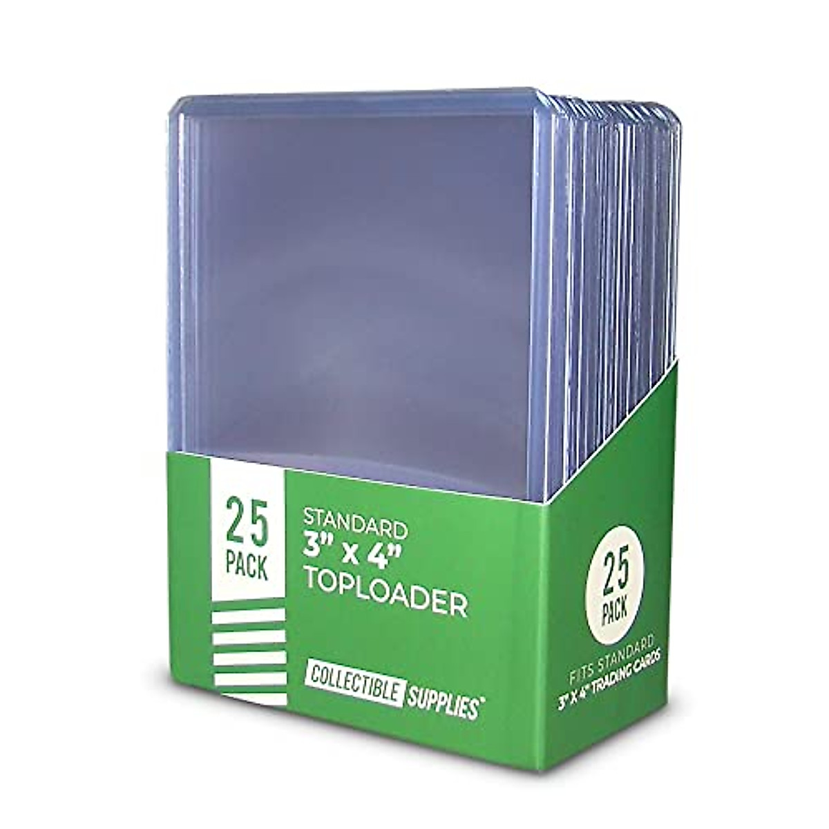 200 Standard 3" x 4" Toploaders and 200 Soft Penny Card Sleeves Package for Single Sports Trading Cards Toploaders for Sportcards Card Collecting