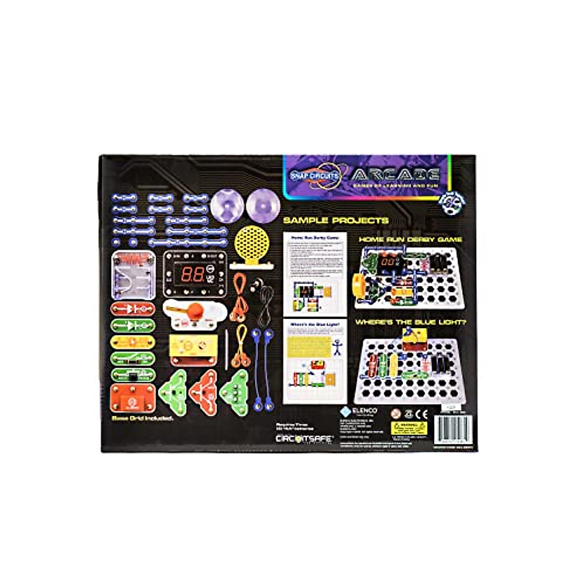 Snap Circuits “Arcade”, Electronics Exploration Kit, Stem Activities for Ages 8+, Full Color Project Manual (SCA-200)