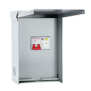 Briidea 60 Amp Spa Panel with 3-Pole 60 Amp GFCI Breaker, IP 65 Waterproof, Ideal for Spas, Hot Tubs, Swimming Pools, Home