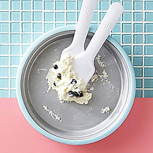 Chef'n 5255870 Sweet Spot Ice Cream Maker, Includes Recipe Book, Blue Glow