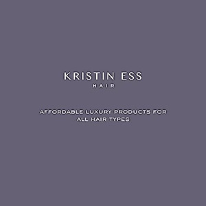 Kristin Ess Hair Purple Shampoo and Conditioner Set for Blonde, Brunette, Silver + Gray Hair, Anti Brass + Yellow Tones, Safe for Color Treated Hair, Sulfate Free Toning Shampoo Conditioner