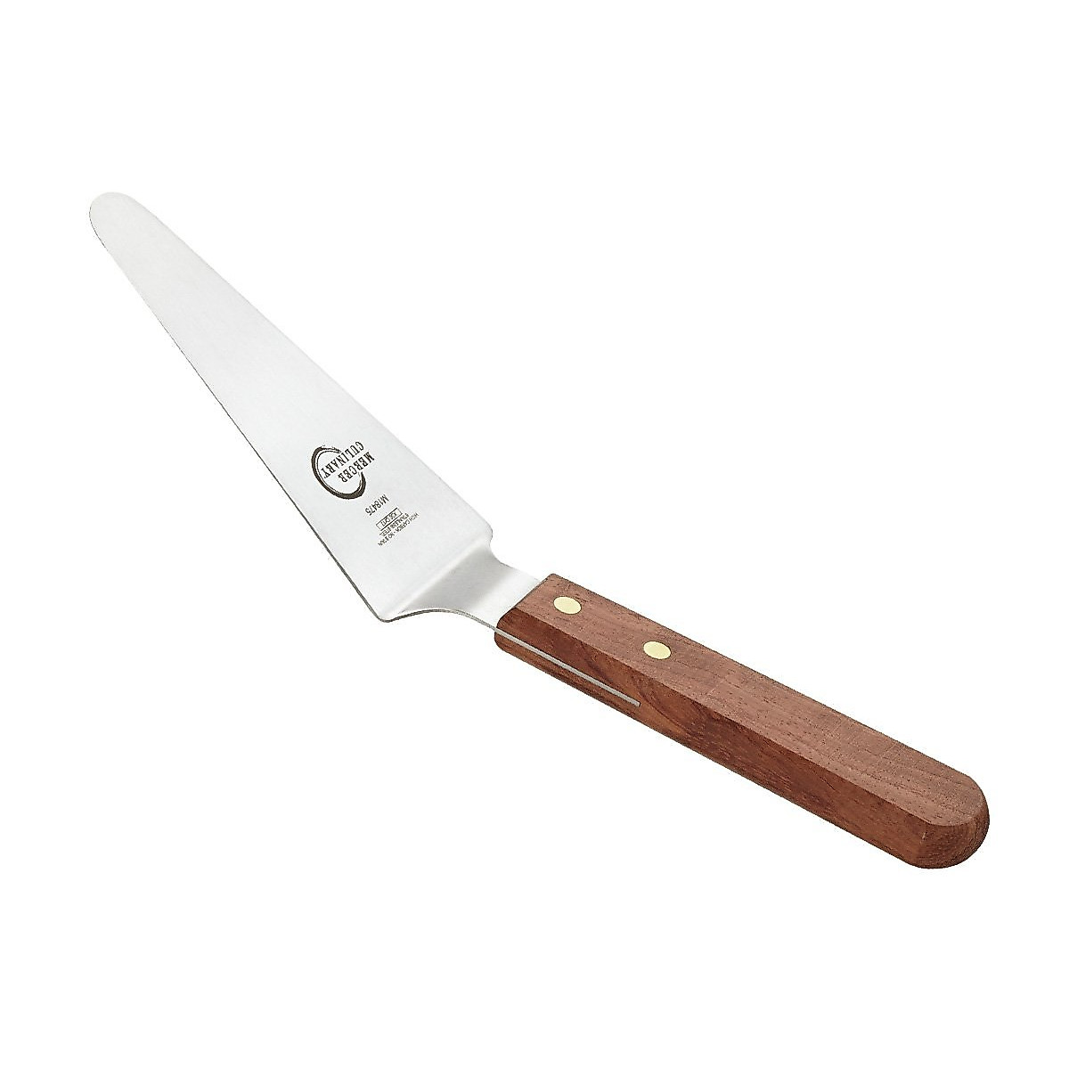 Mercer Culinary Praxis Rosewood Handle Pie Server, 5 x 2, Brown