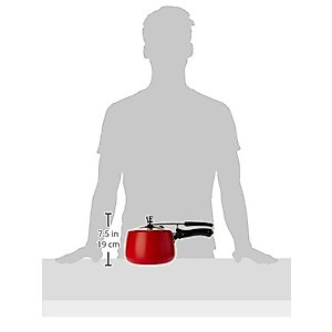 Hawkins Ceramic CTR 30 Coated Contura Pressure Cooker, 3 L, Red