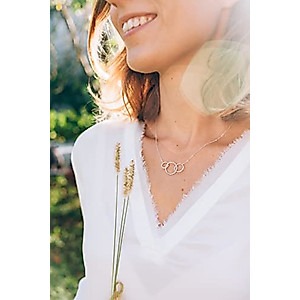 HOPE LOVE SHINE Twins Miscarriage Necklace - Twins Memorial Necklace for Mothers - Remembrance Jewelry for Healing and Comfort - Miscarriage Gifts for Mothers in Grief - Sterling Silver Necklace