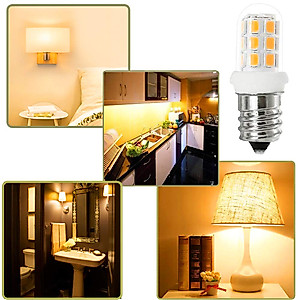 G MGY OLED E12 LED Bulbs Replacement for 15W Himalayan Salt Lamps, Chandeliers, Night Light Bulbs, E12 Candelabra Base, C7 Replacement Bulbs, Warm White 3000K 2-Pack