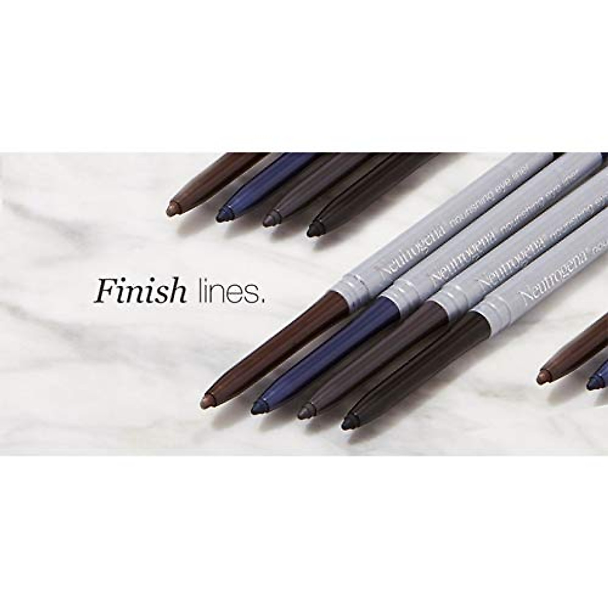 Neutrogena Nourishing Eyeliner Pencil, Built-in Sharpener for Precise Application and Smudger for Soft Smokey Look, Luminous, Nonfading and Nonsmudging Cosmic Black 10, 01 oz